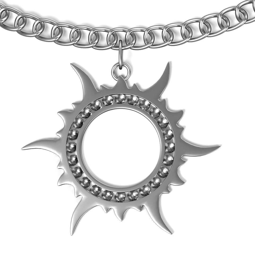 3d Necklace Neck Model