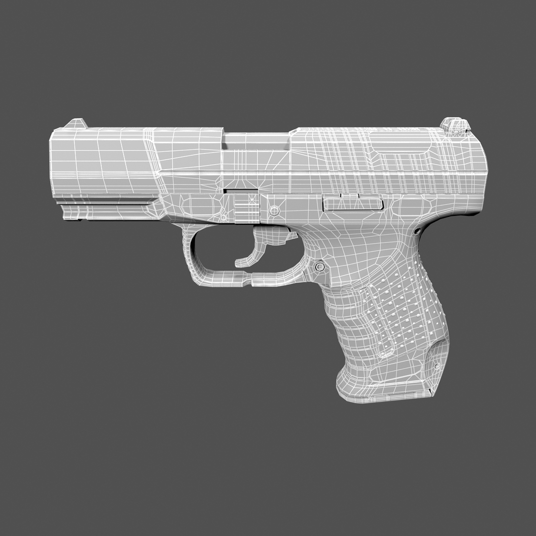 3d Model Walther P99 Pistol