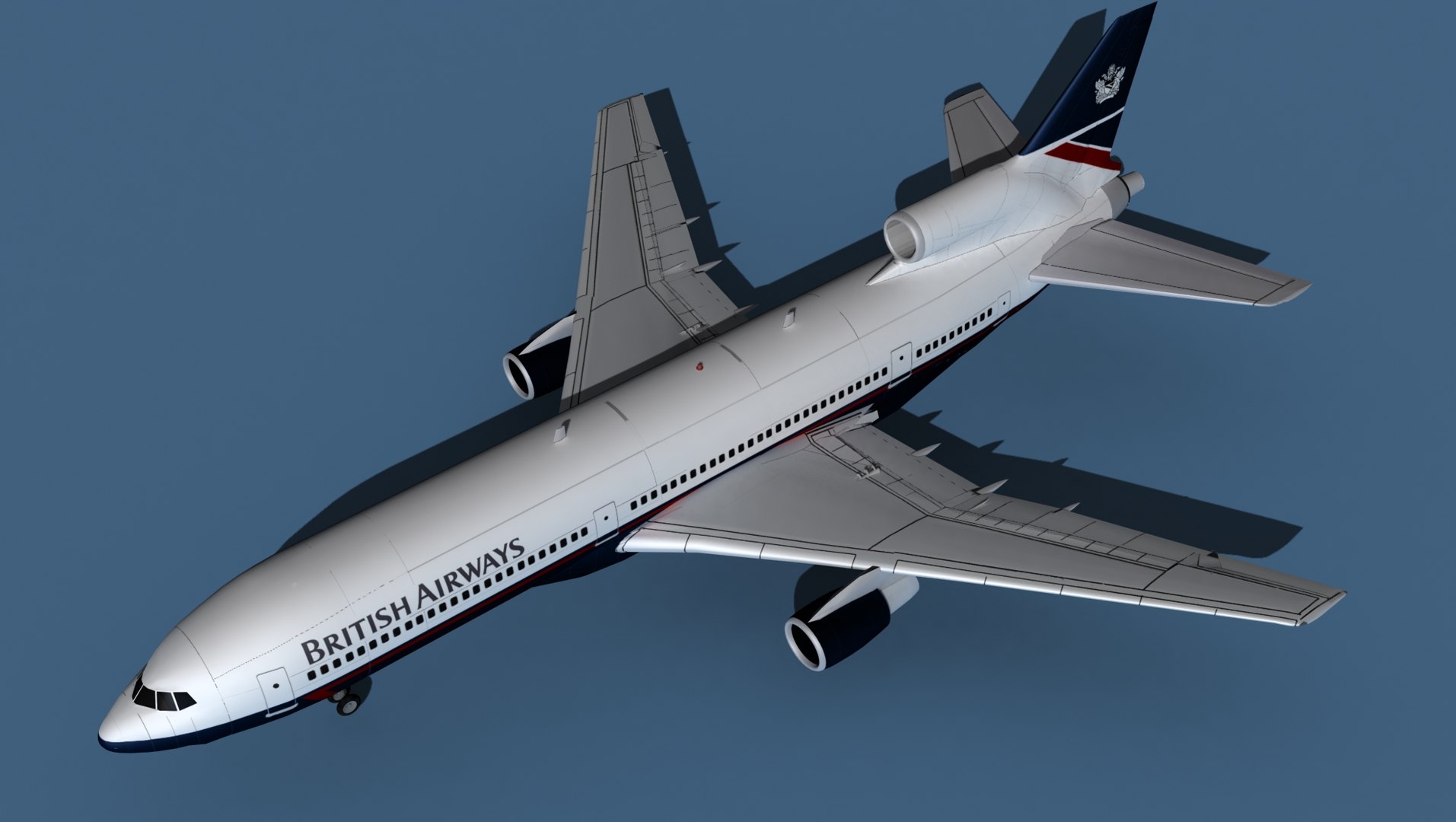 Lockheed L-1011-50 British Airways 1 3D model - TurboSquid 1921495