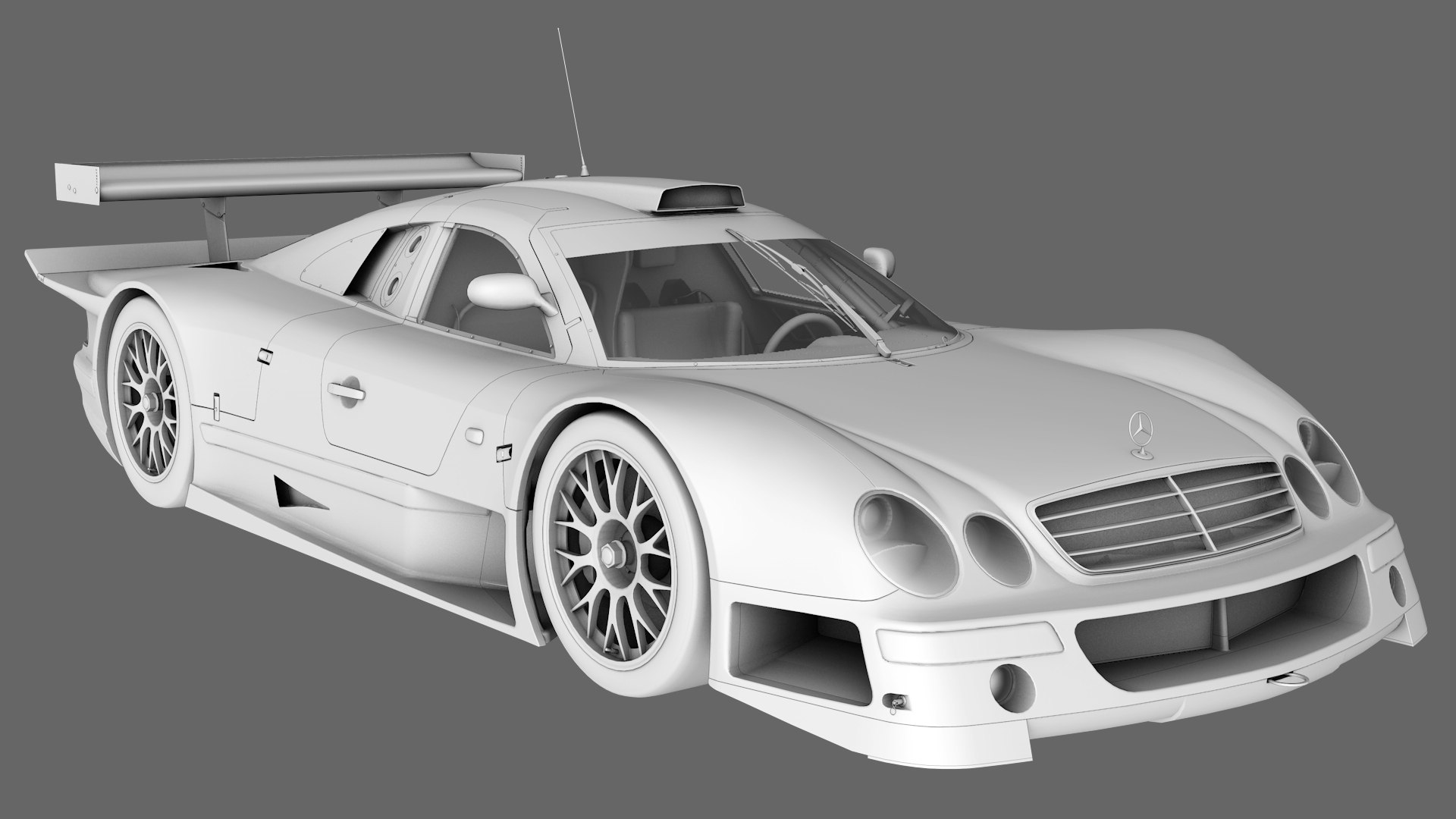 Amg Mercedes Clk 1999 3D Model - TurboSquid 1313834