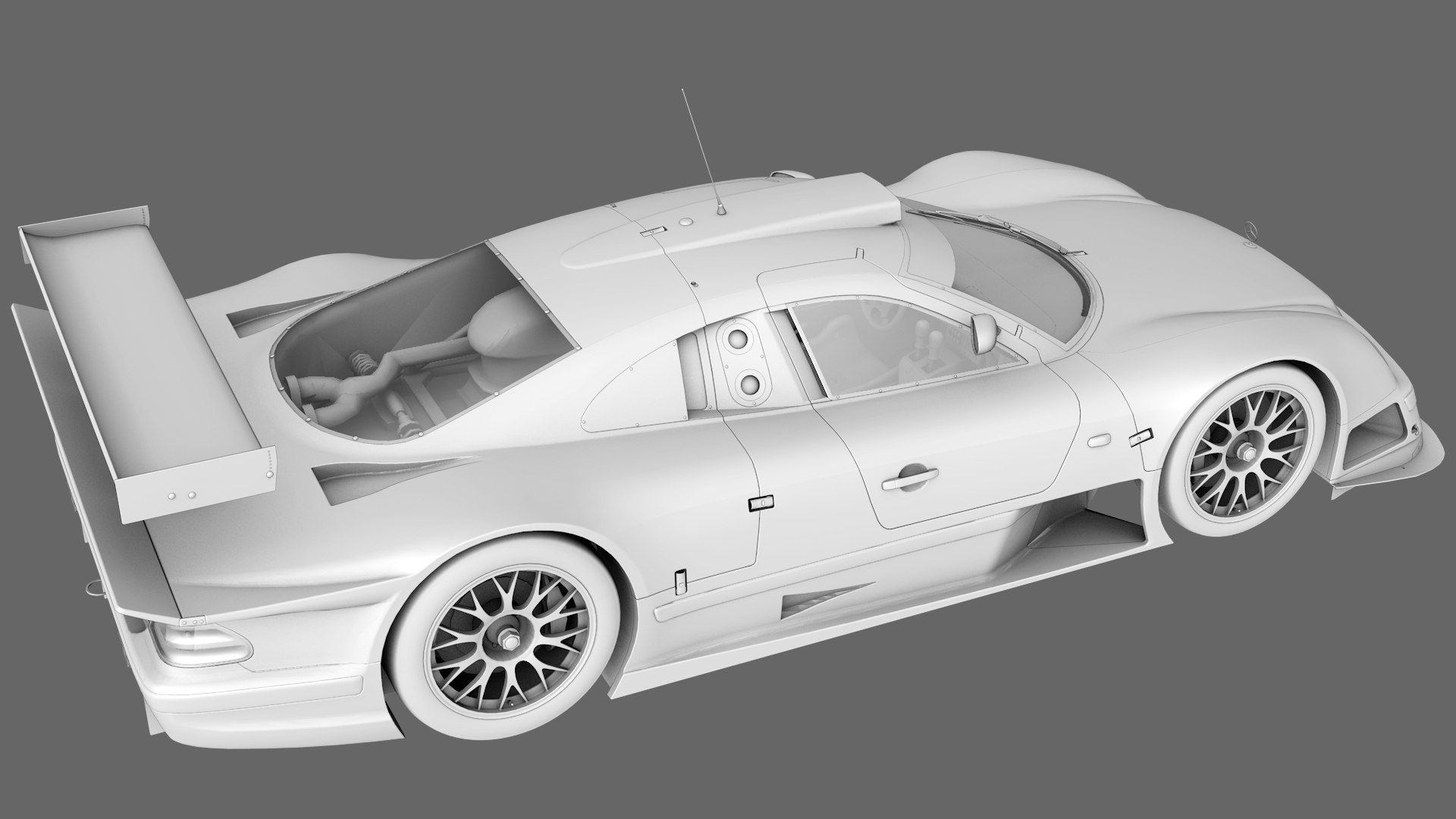 Amg Mercedes Clk 1999 3D Model - TurboSquid 1313834