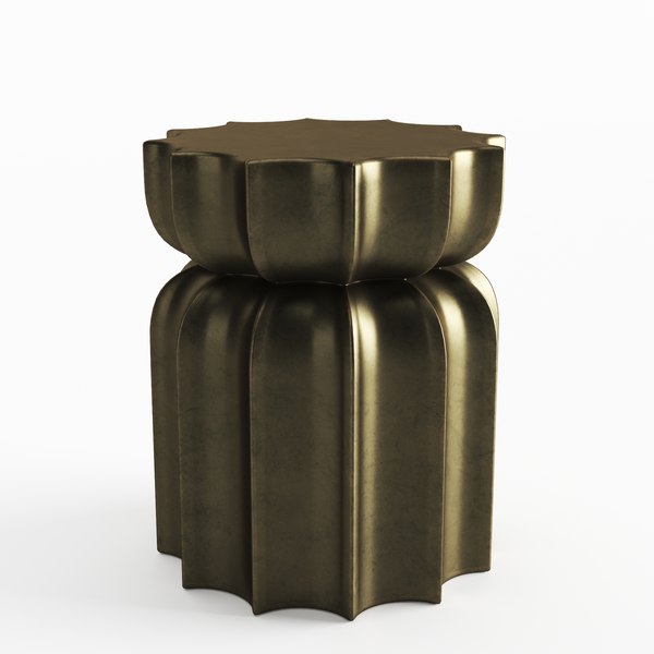 Antique Bronze Side Table Star model - TurboSquid 1836111