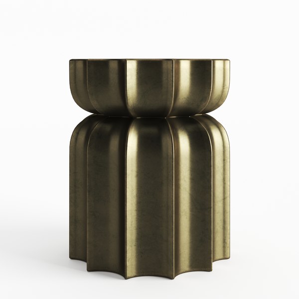 Antique Bronze Side Table Star model - TurboSquid 1836111