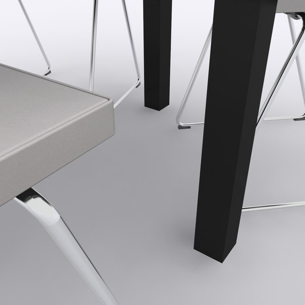3d ikea bjursta table bernhard model