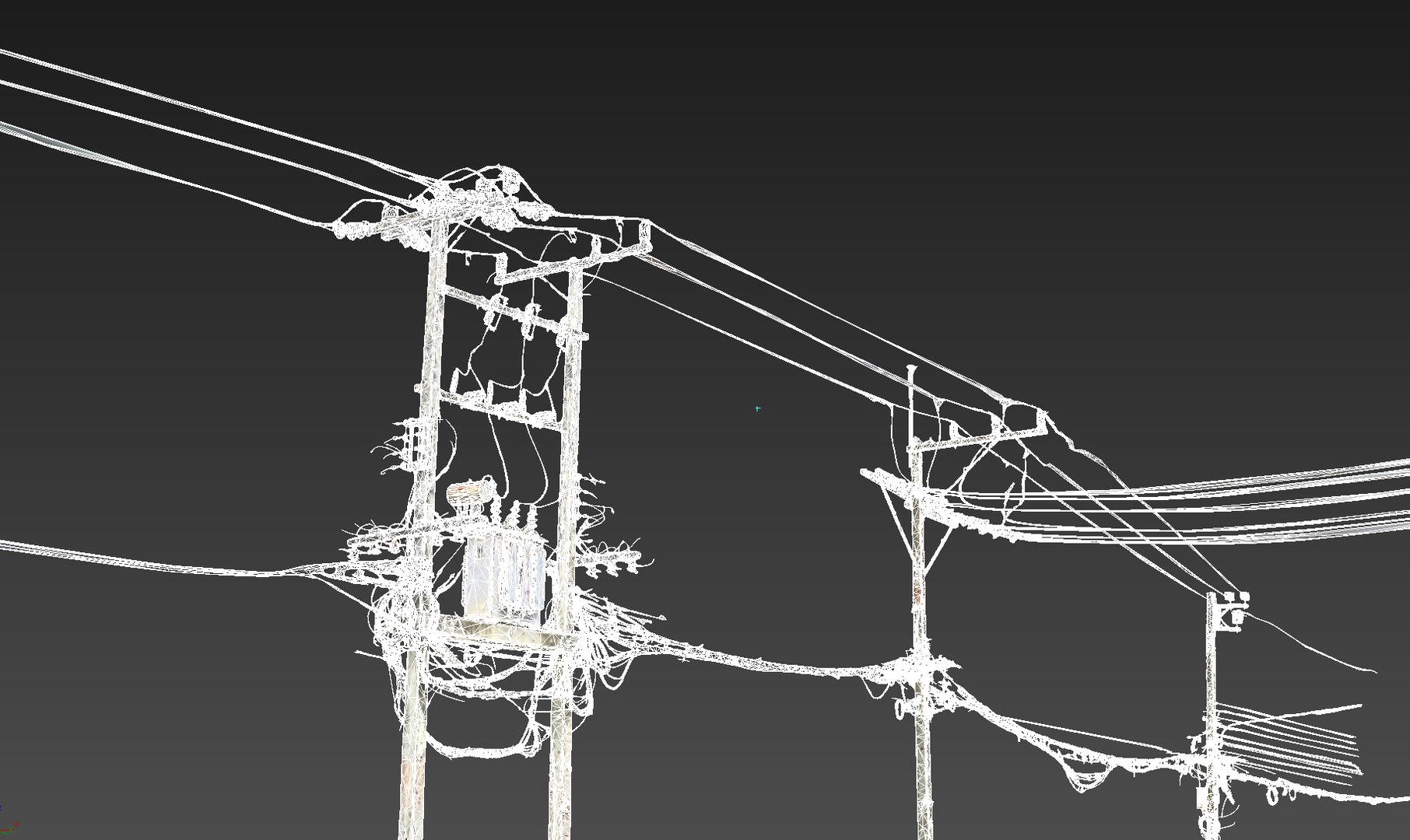 3D Tower Powerlines Street Pack 3 Model - TurboSquid 1458264