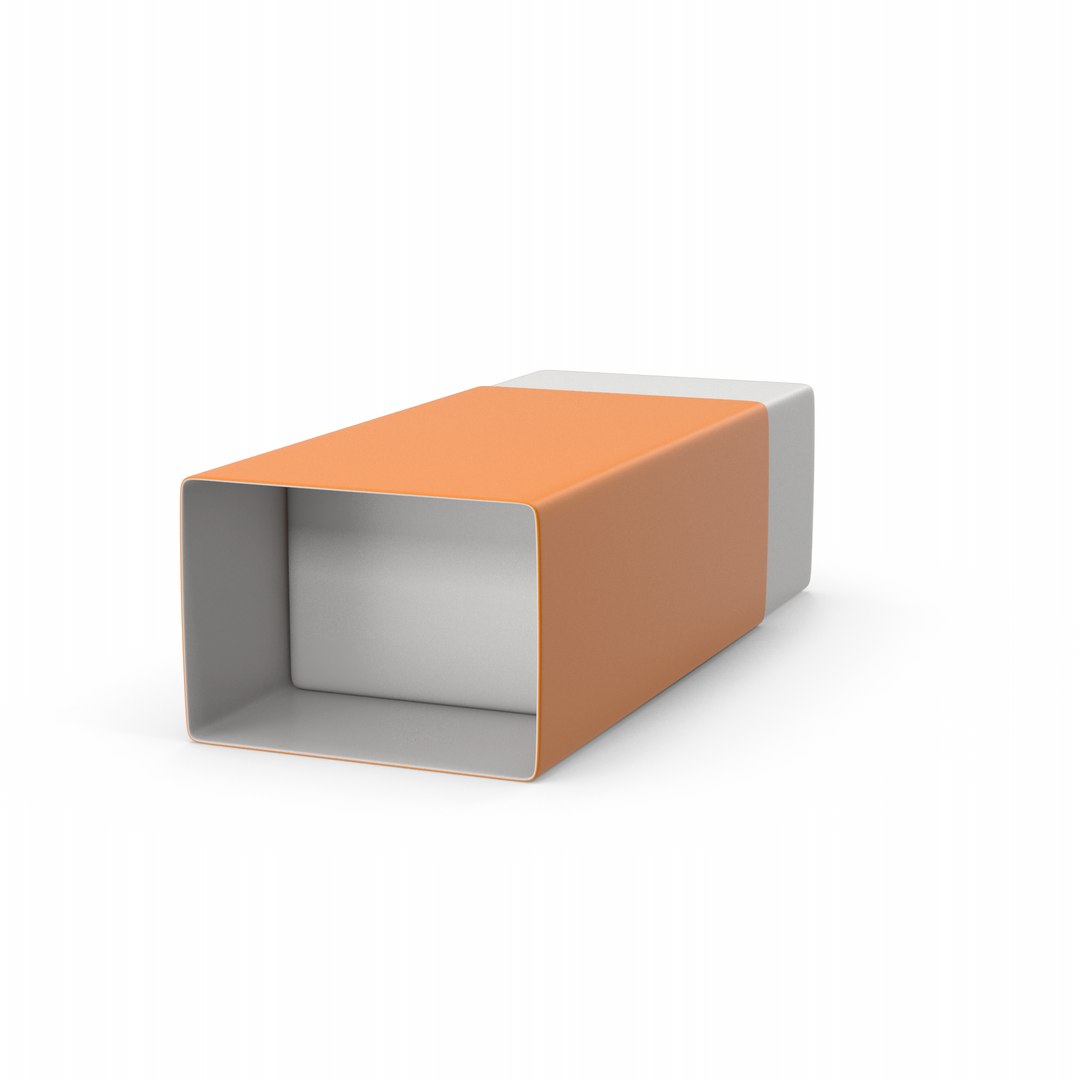 Eraser Orange 3D Model - TurboSquid 2179272