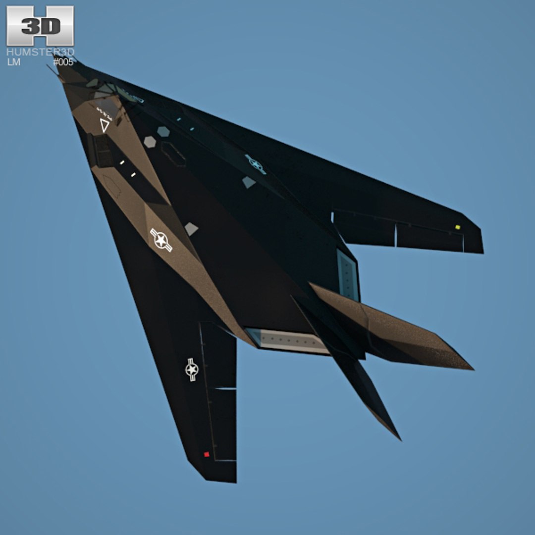F-117 F 117 3D Model - TurboSquid 1286733