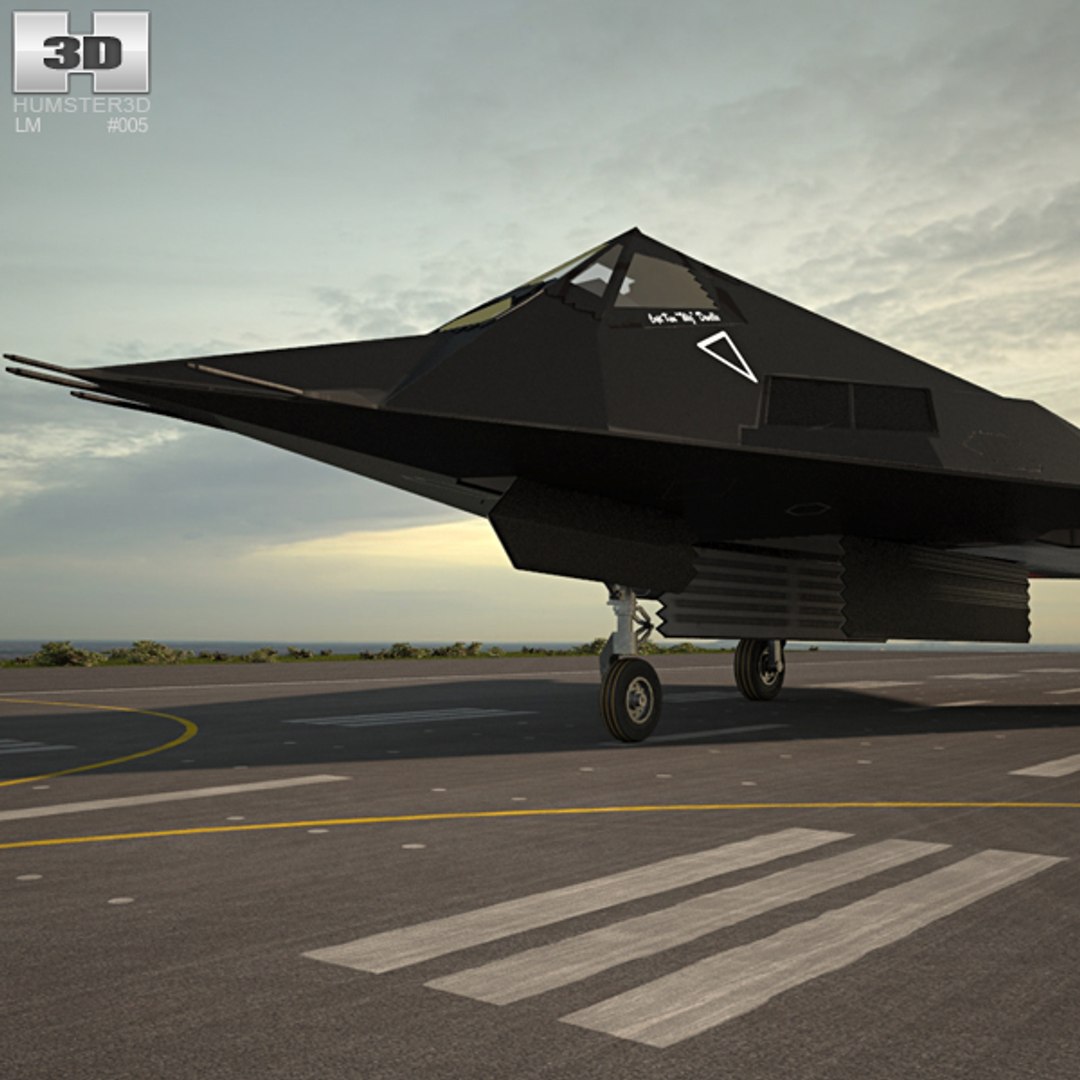 F-117 F 117 3D Model - TurboSquid 1286733