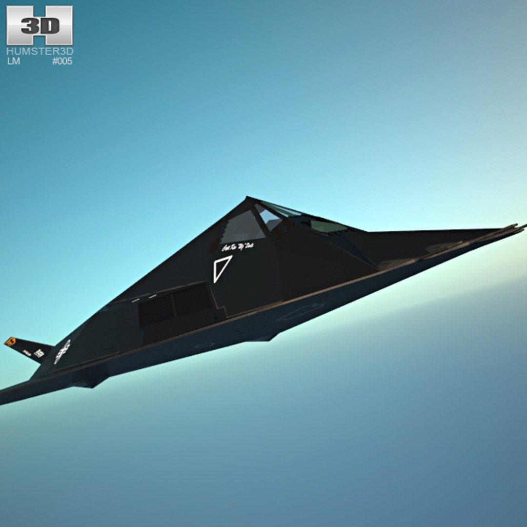 F-117 F 117 3D Model - TurboSquid 1286733