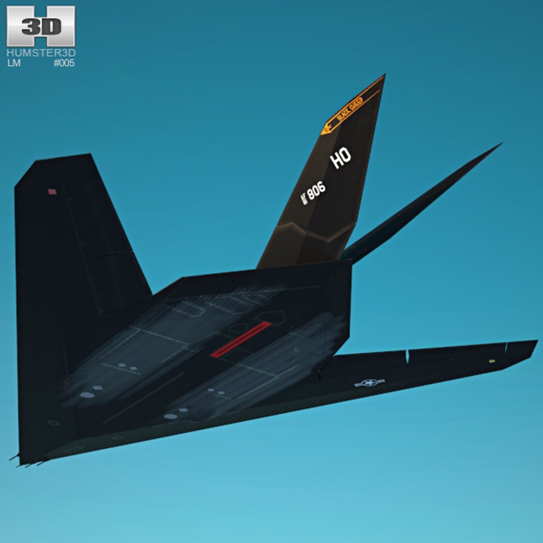 F-117 F 117 3D Model - TurboSquid 1286733