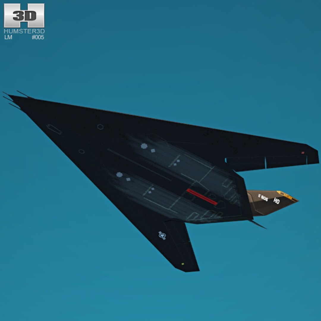 F-117 F 117 3D Model - TurboSquid 1286733