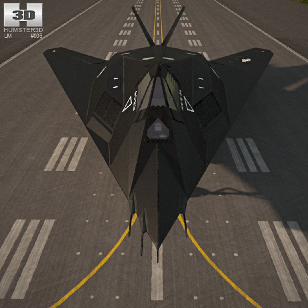 F-117 F 117 3D Model - TurboSquid 1286733