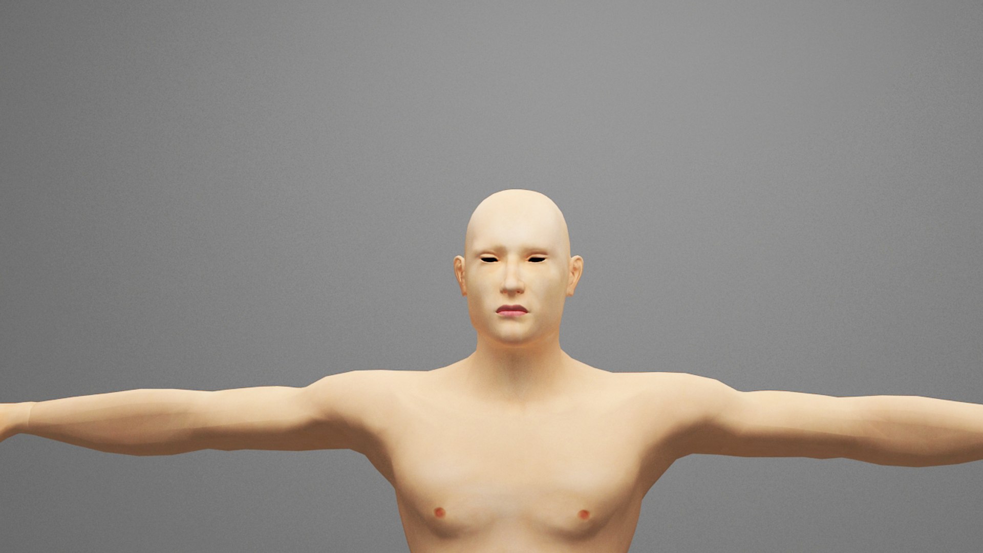 3d Male Rigging Model