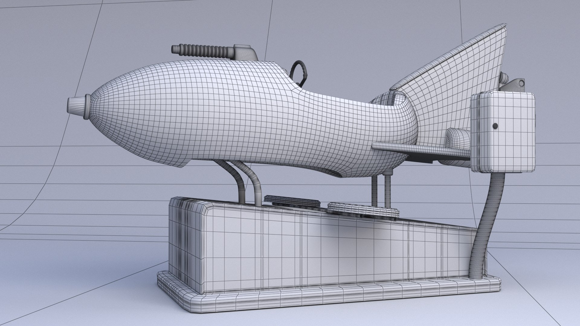 3D Model Vintage Coin Operated Ride - TurboSquid 1883047