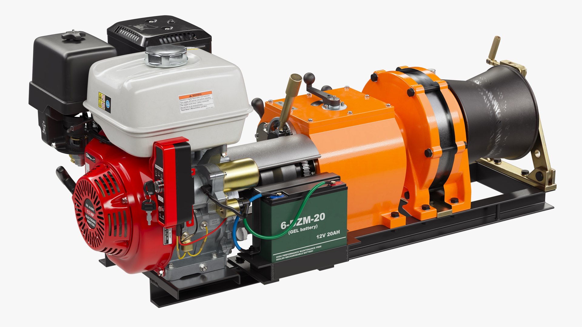 Capstan With Engine Model - TurboSquid 2325796