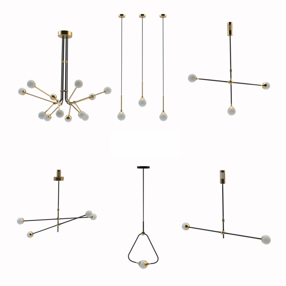 Ss pendant set 3D model - TurboSquid 1204774