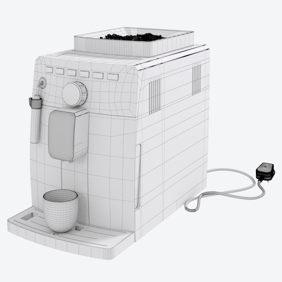 3D Coffee Machine Model - TurboSquid 1255921