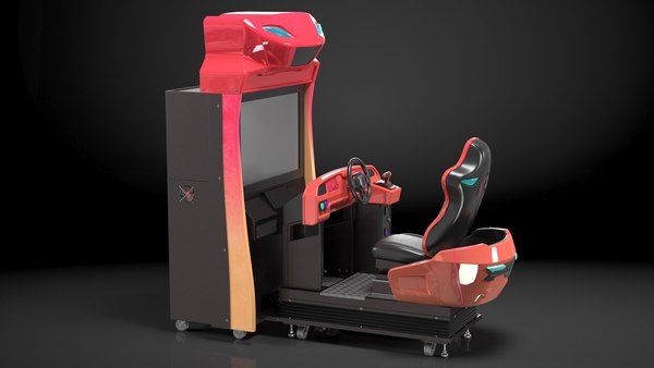 Driving Arcade Machine 3D model - TurboSquid 1786828