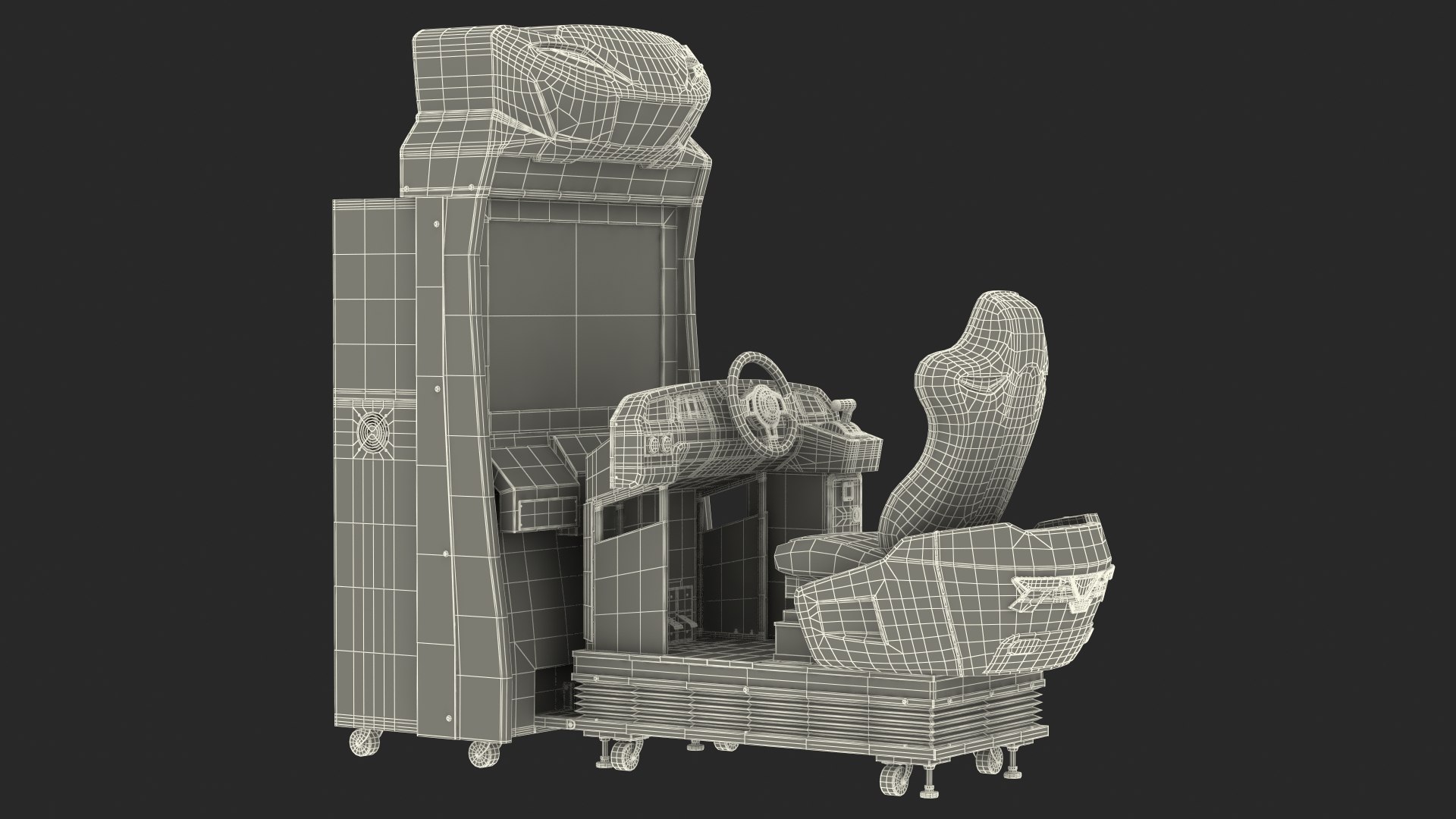 Driving Arcade Machine 3D model - TurboSquid 1786828