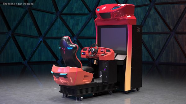 Driving Arcade Machine 3D model - TurboSquid 1786828