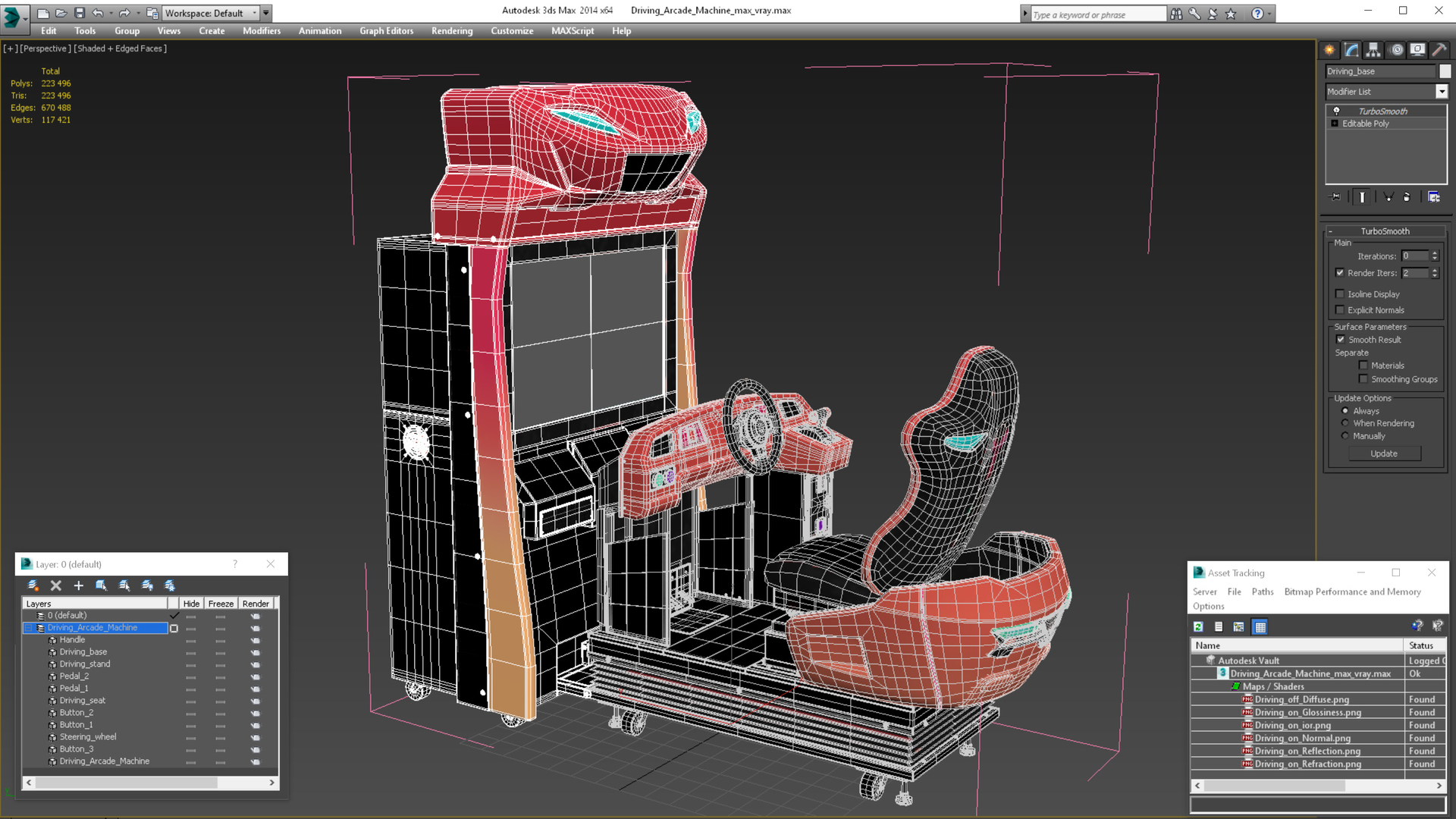 Driving Arcade Machine 3D model - TurboSquid 1786828