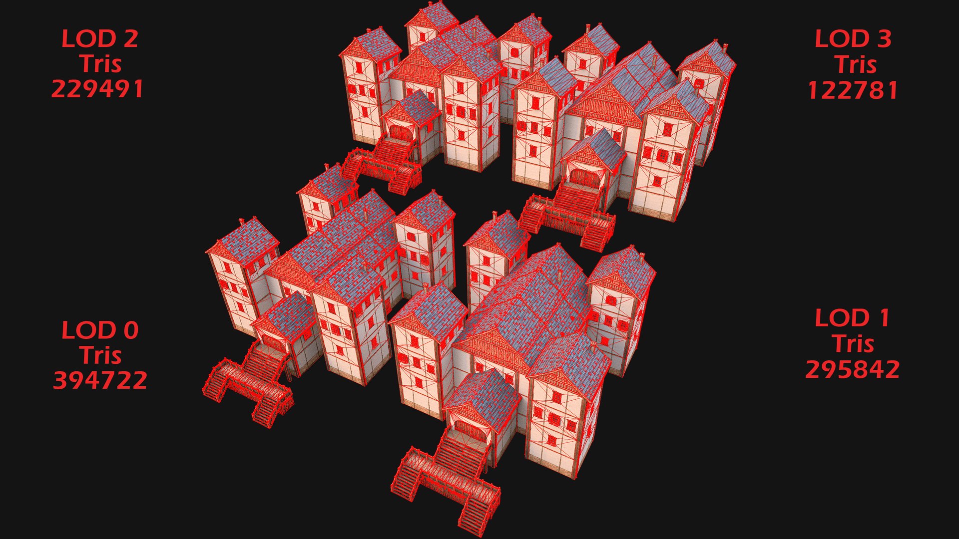 3D Medieval City Building Barracks Fortress Model - TurboSquid 2189248