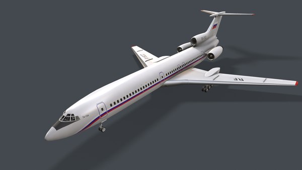 Tupolev Tu-154 Russia Animated 3D - TurboSquid 1799563