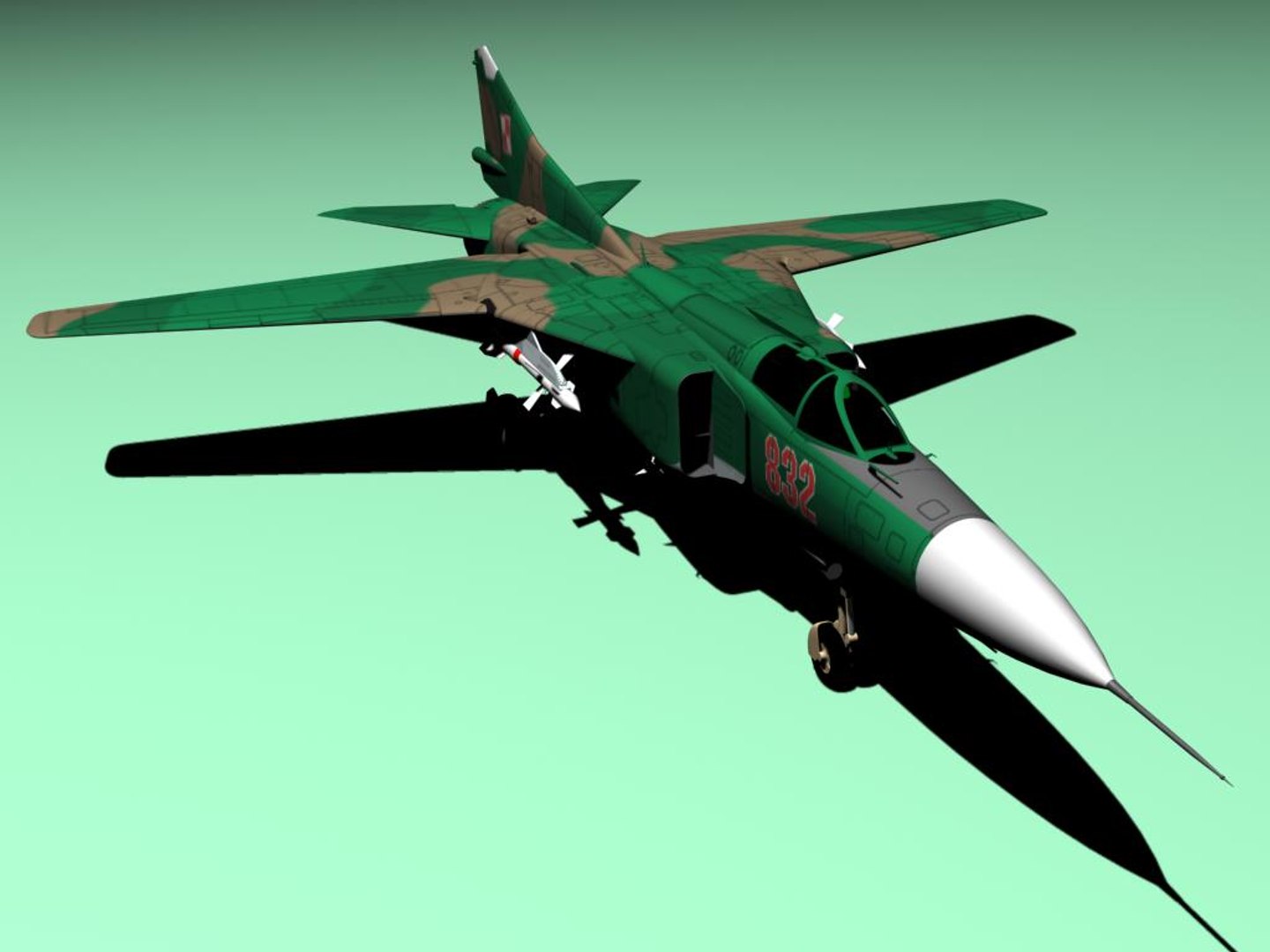 Mig 23 3d Model