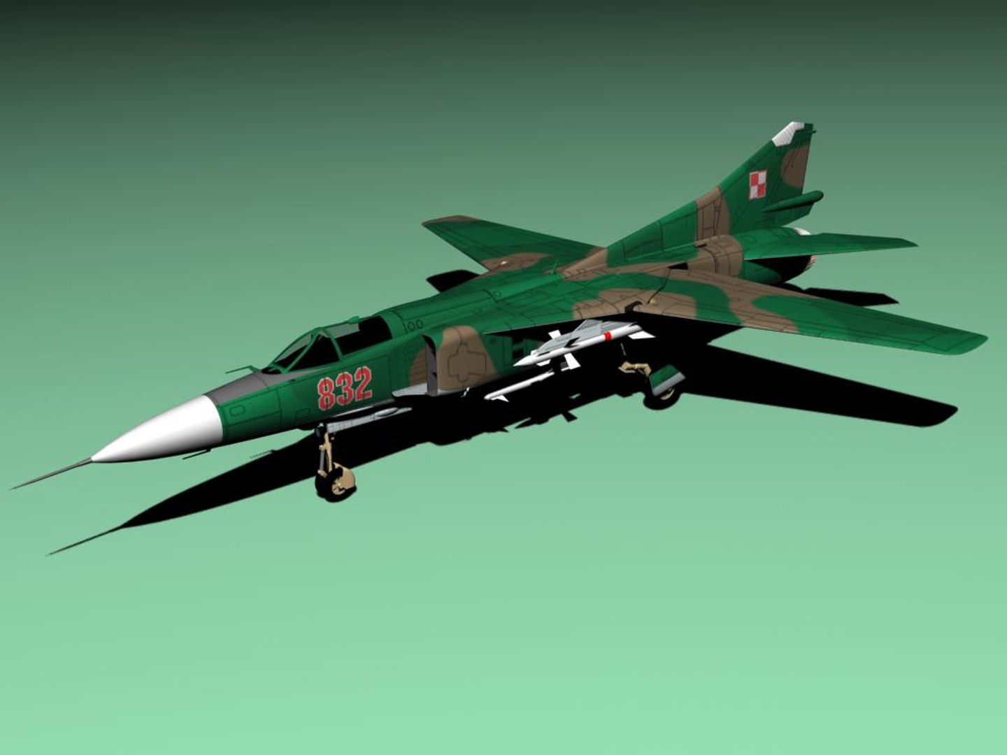 Mig 23 3d Model