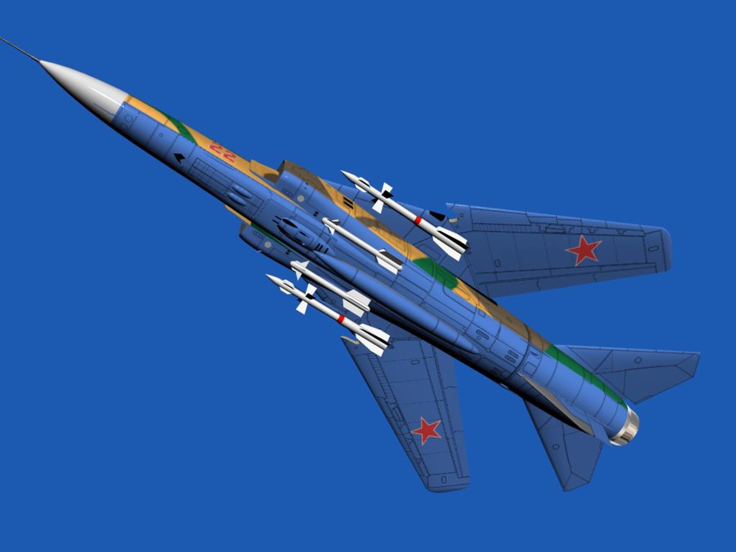 Mig 23 3d Model