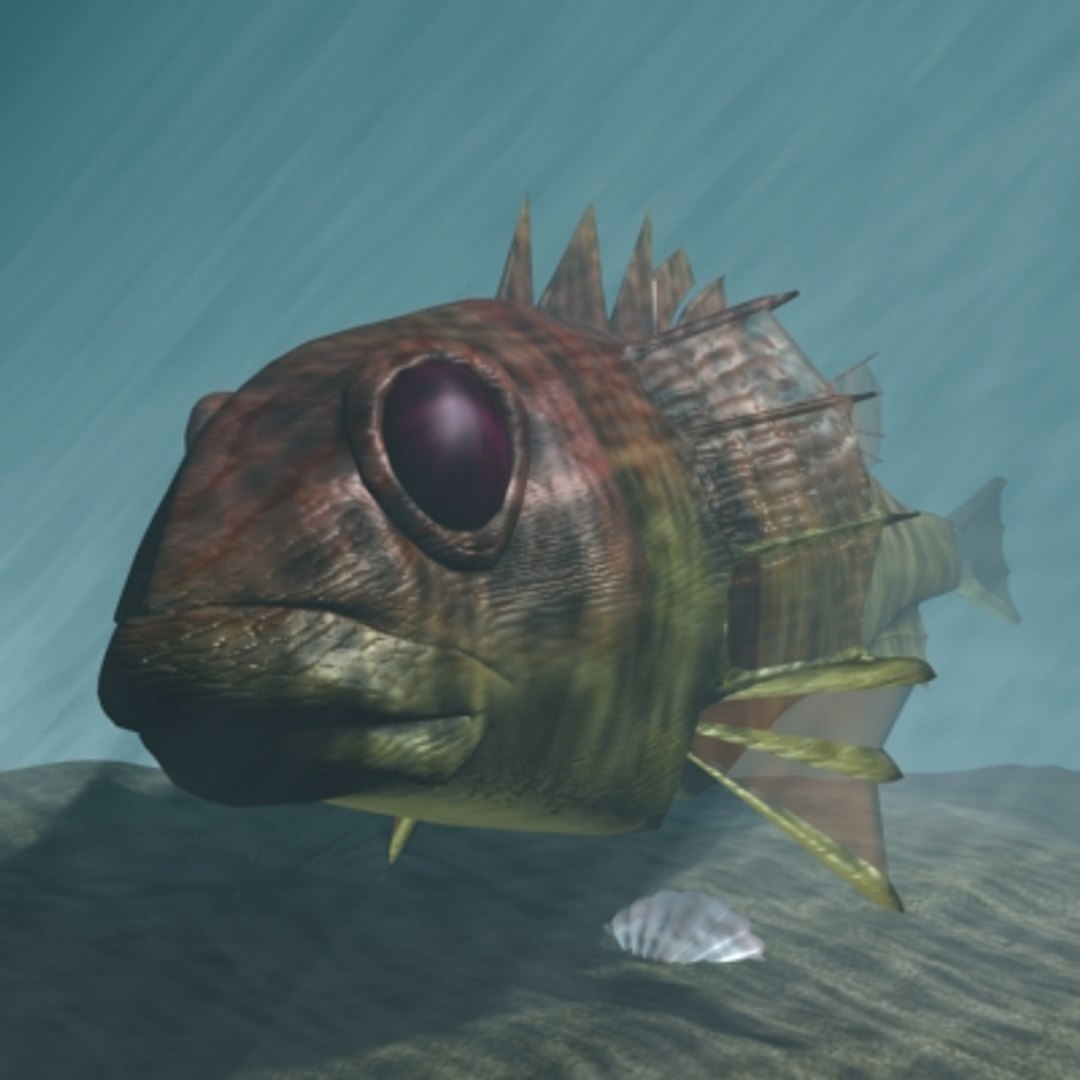 3d Model Lion Fish Rascasse