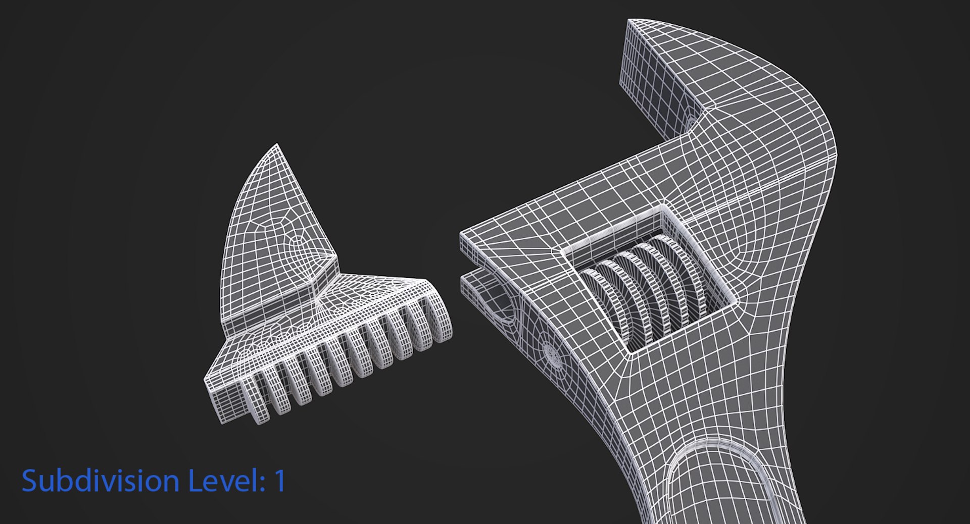 3D screw wrench tool model - TurboSquid 1276340