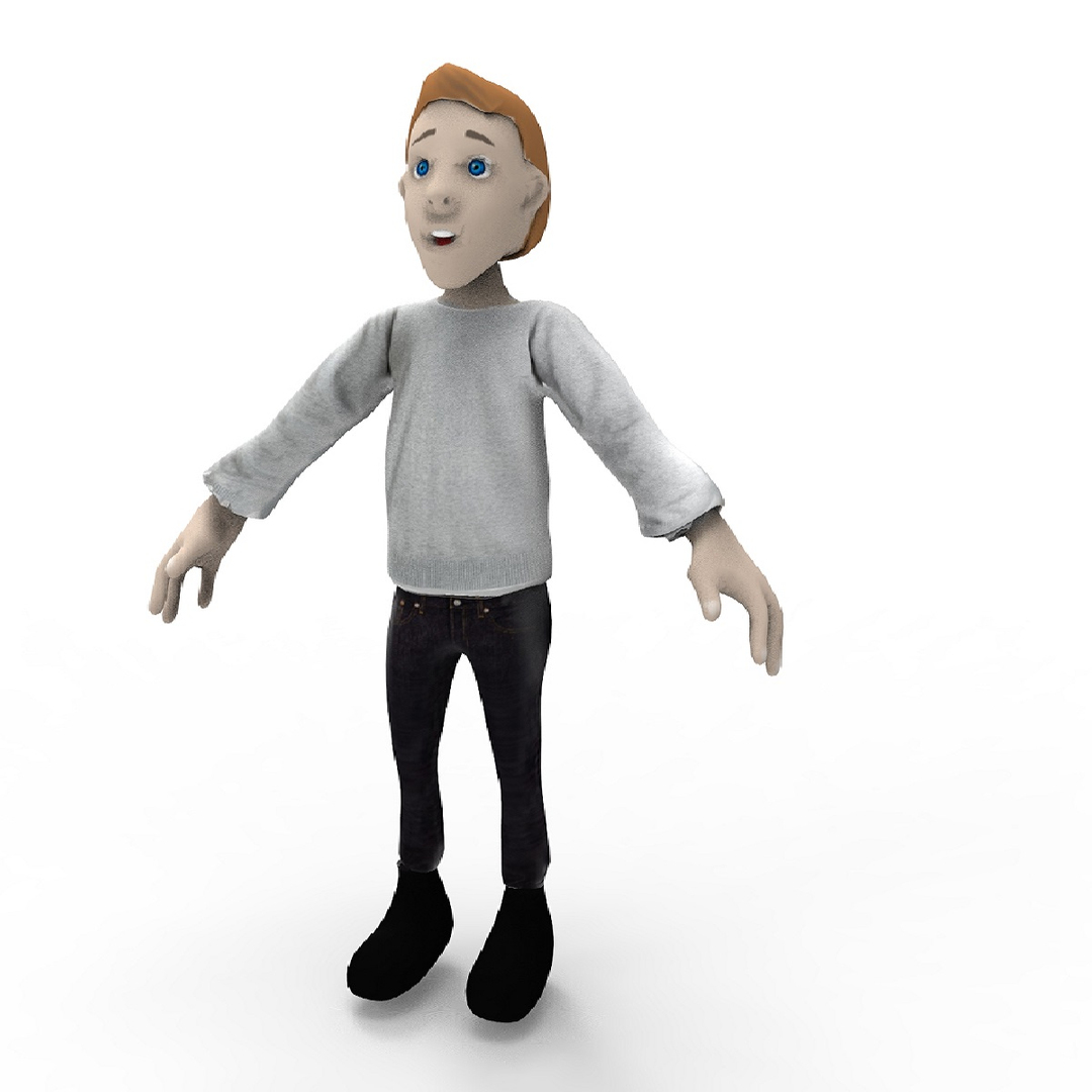 Boy character model - TurboSquid 1262508