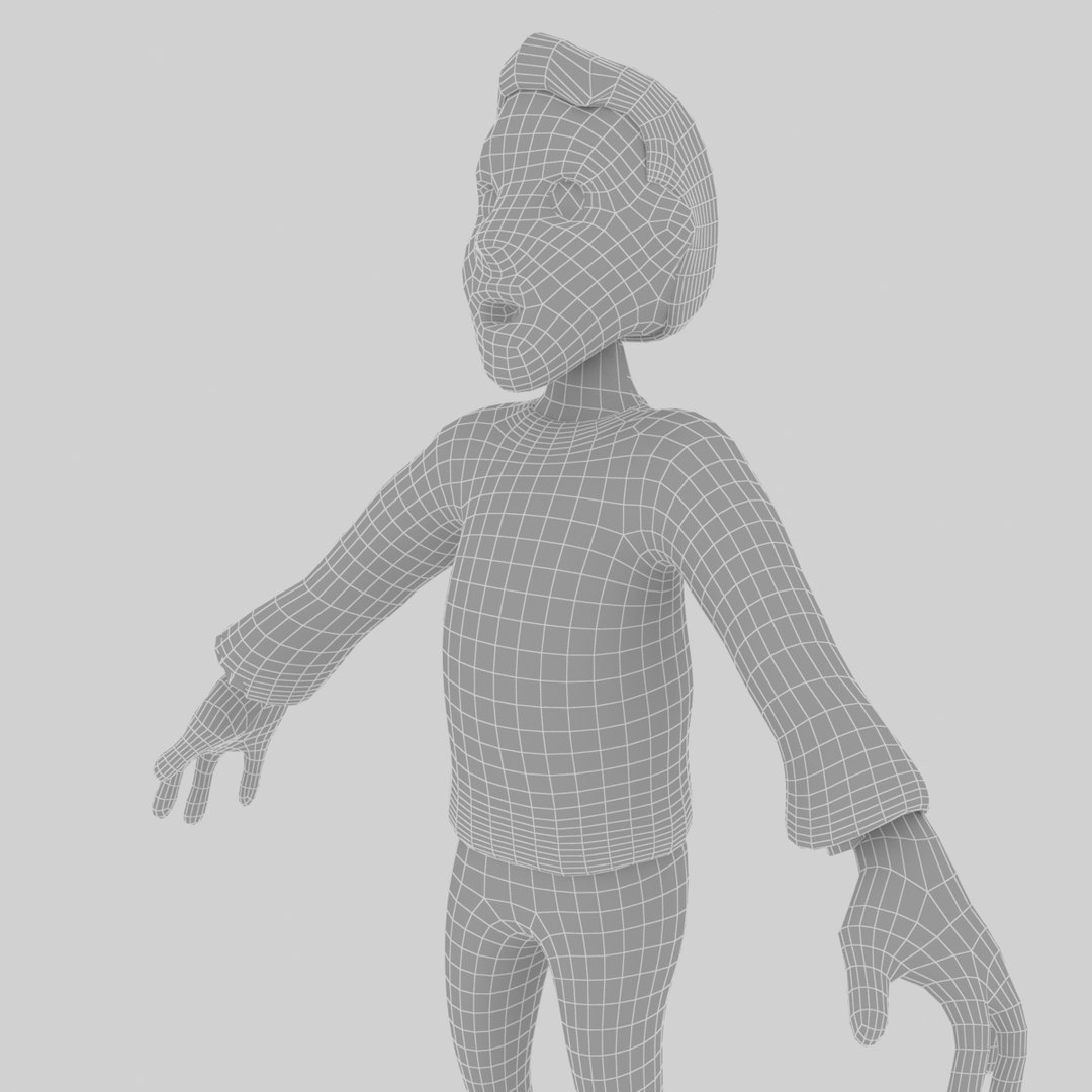 Boy Character Model - TurboSquid 1262508