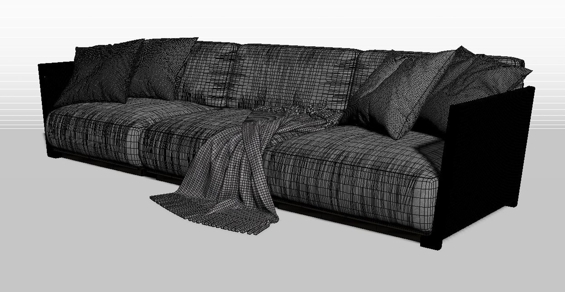 3D Model Sofa Vulcano Flexform - TurboSquid 1545841