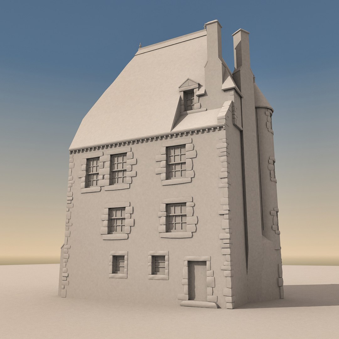 3d European Building Europe Model