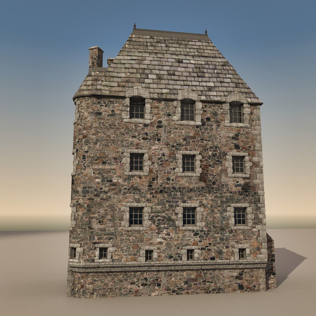 3d European Building Europe Model