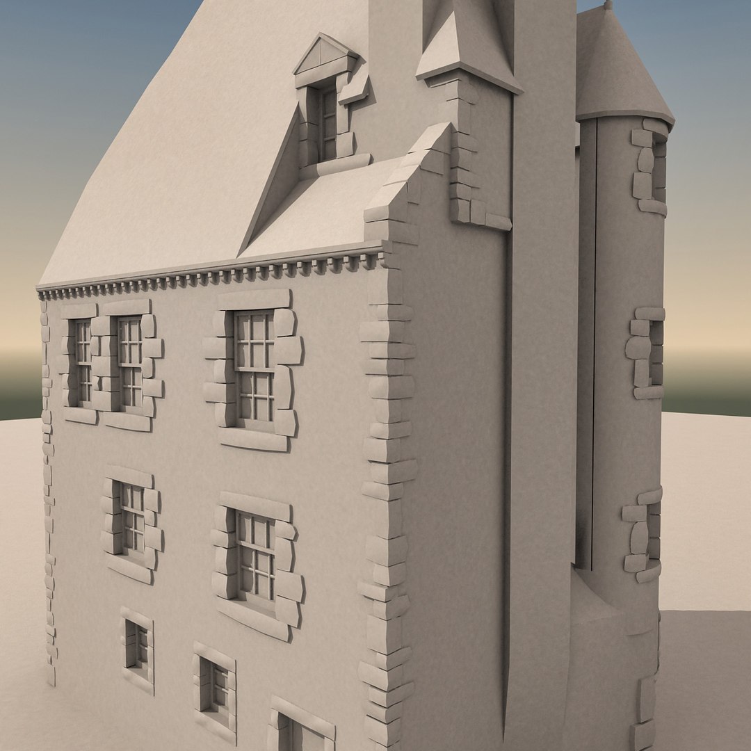 3d European Building Europe Model