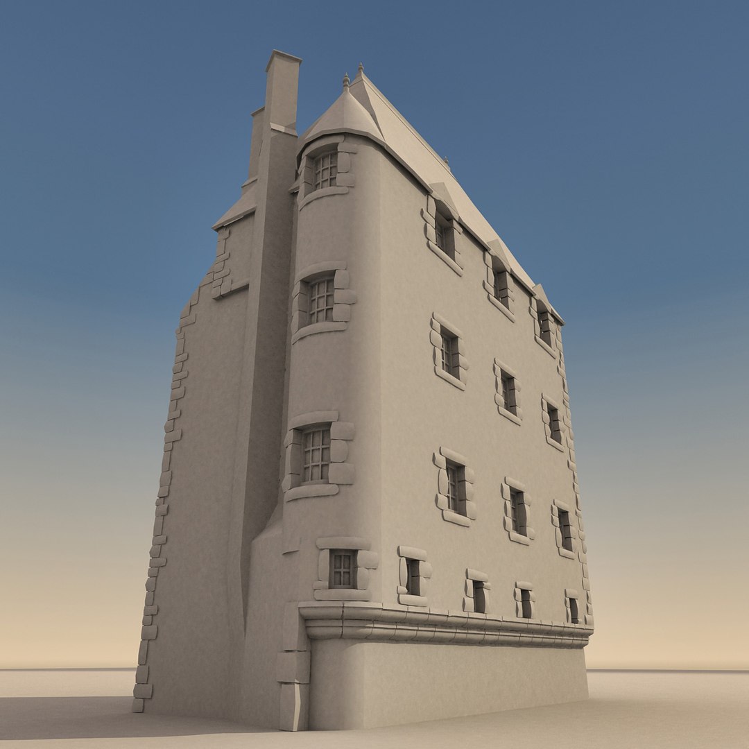 3d European Building Europe Model