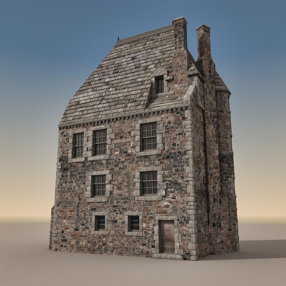 3d European Building Europe Model