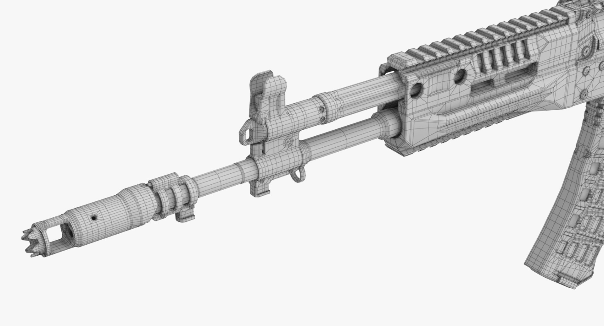 Assault Ak-12 Materials 3D Model - TurboSquid 1486892