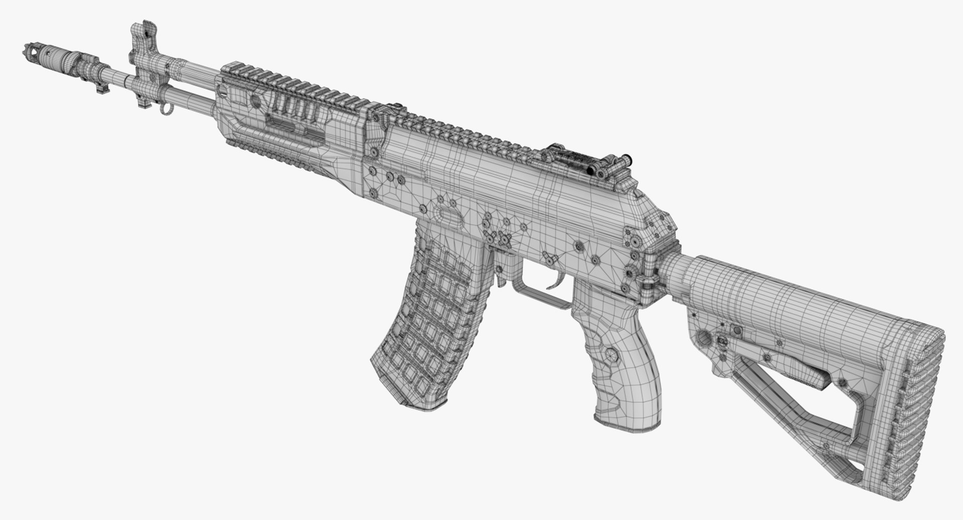 Assault Ak-12 Materials 3D Model - TurboSquid 1486892