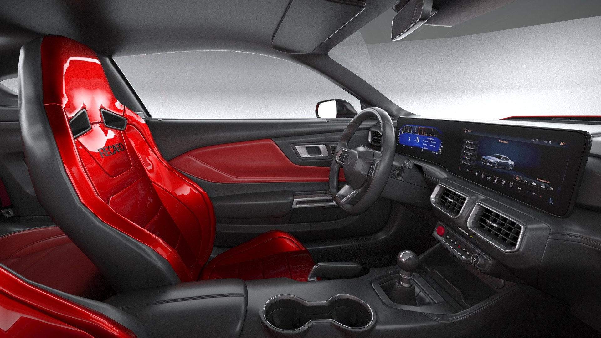 3D Ford Mustang GT 2024 with interior model - TurboSquid 1987683