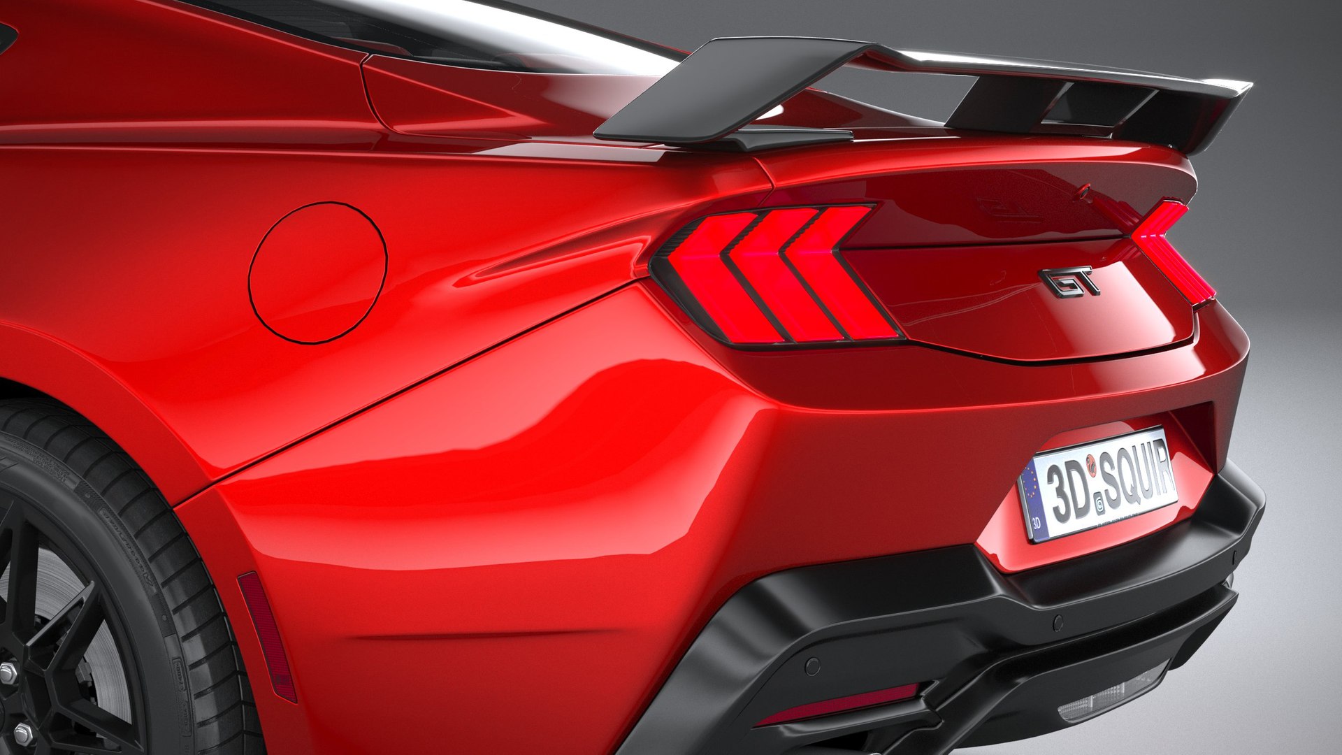 3D Ford Mustang GT 2024 With Interior Model - TurboSquid 1987683