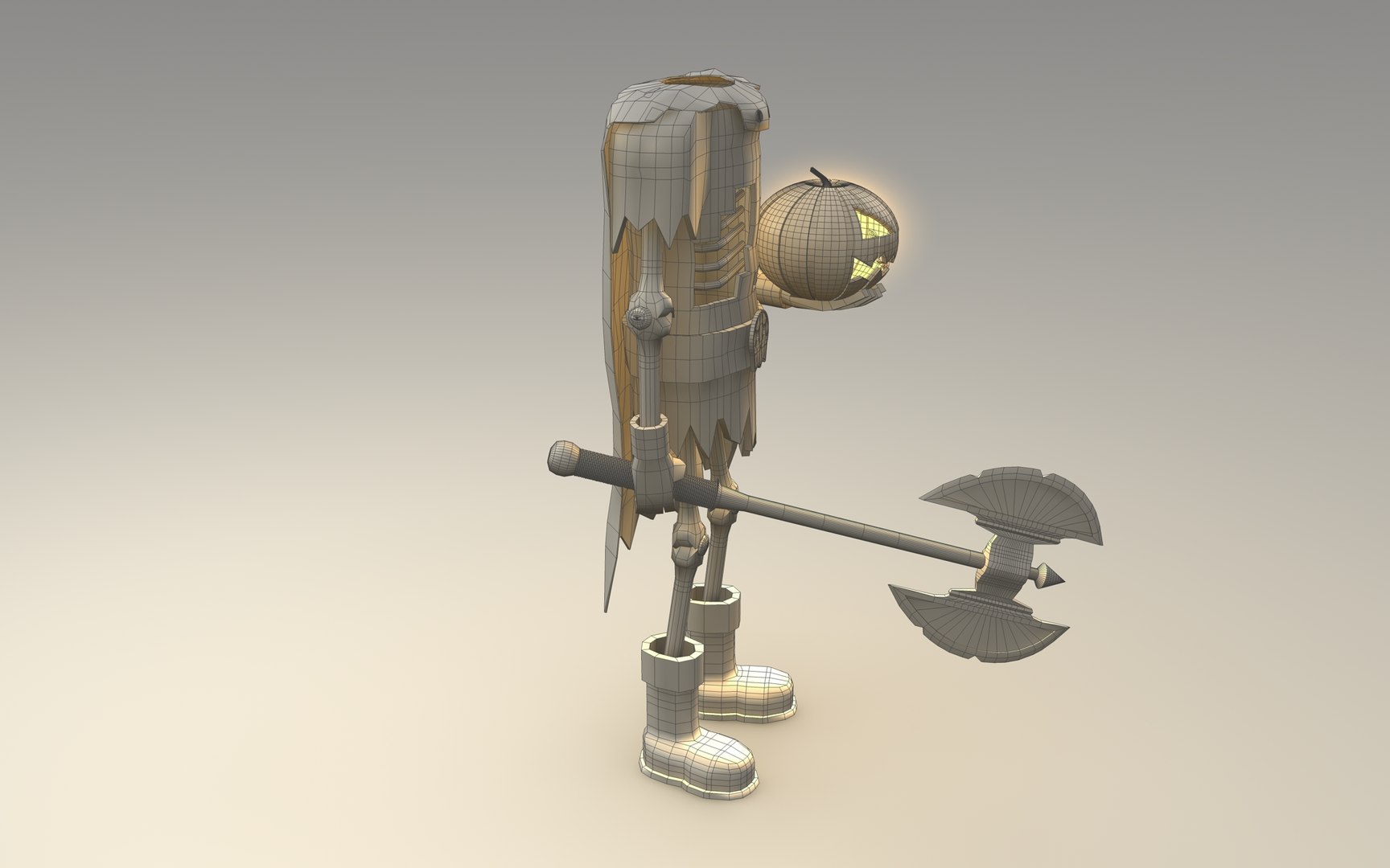 3d 3ds Headless Horseman