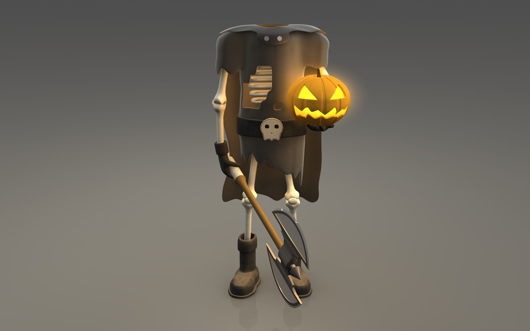 3d 3ds Headless Horseman