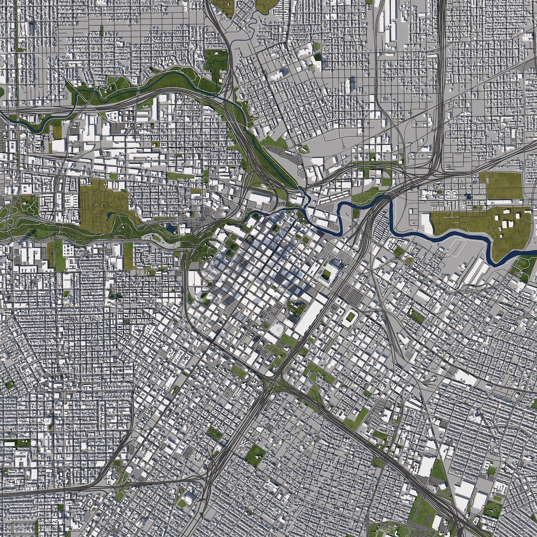 2019 Houston City 3D Model - TurboSquid 1417521