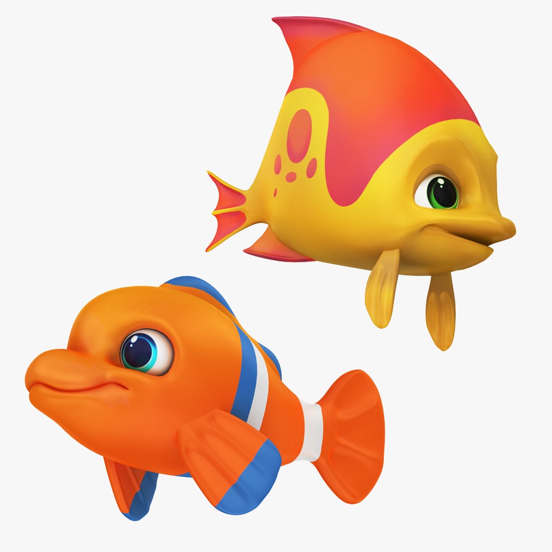 3D Cartoon Small Fish Collection 2 - TurboSquid 2072723