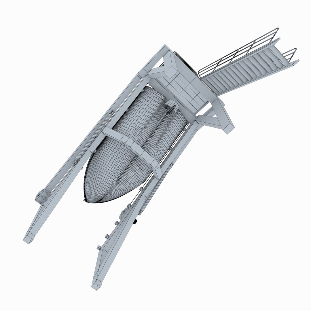 Free Fall Lifeboat 3D Model - TurboSquid 1983760