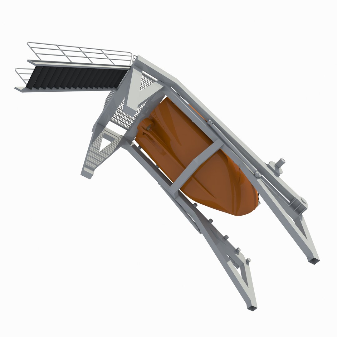 Free Fall Lifeboat 3D Model - TurboSquid 1983760